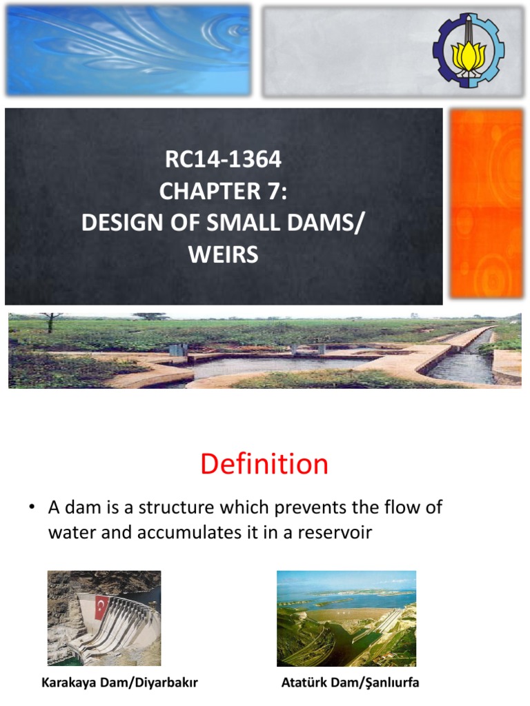 PBA. Modul 7 Bendung | PDF | Dam | Reservoir