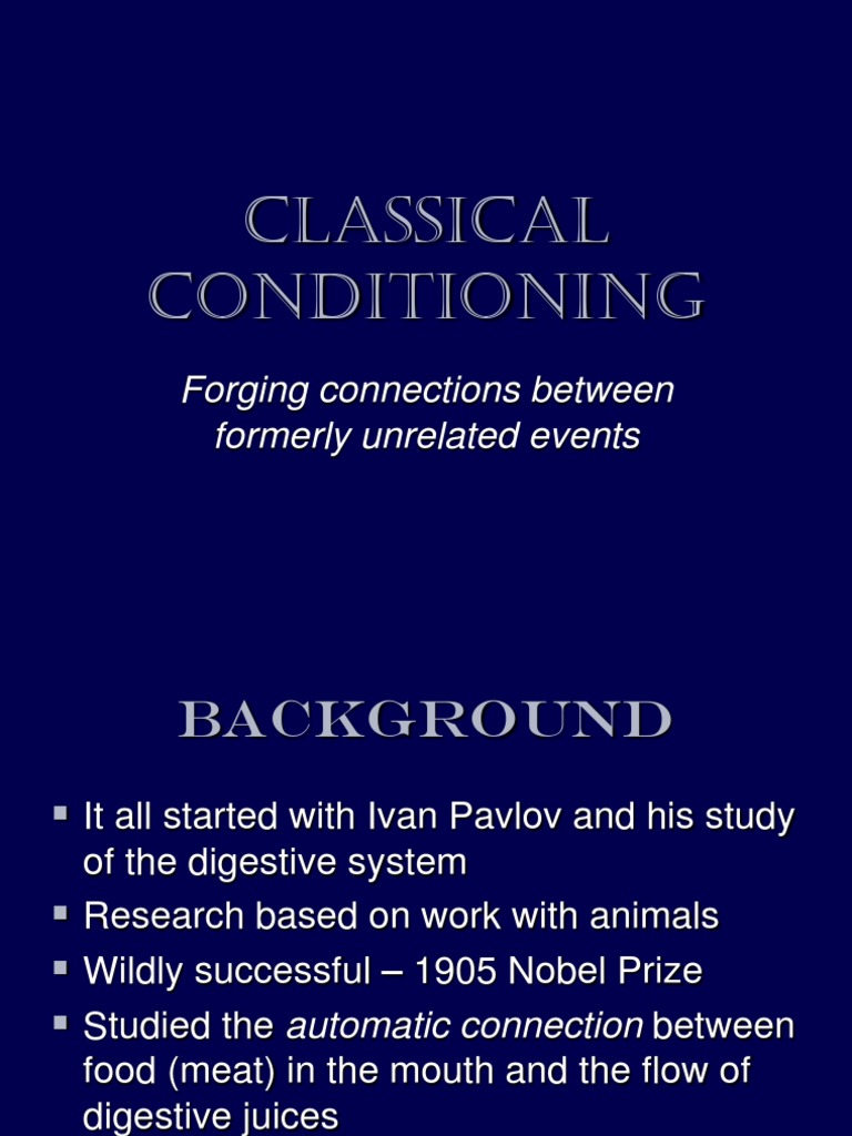 Understanding Classical Conditioning Concepts | PDF | Classical Conditioning | Emergence