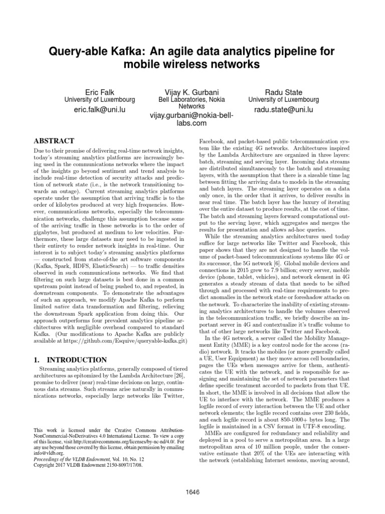 Nokia AWS Kafka Spark | PDF | Apache Spark | Apache Hadoop