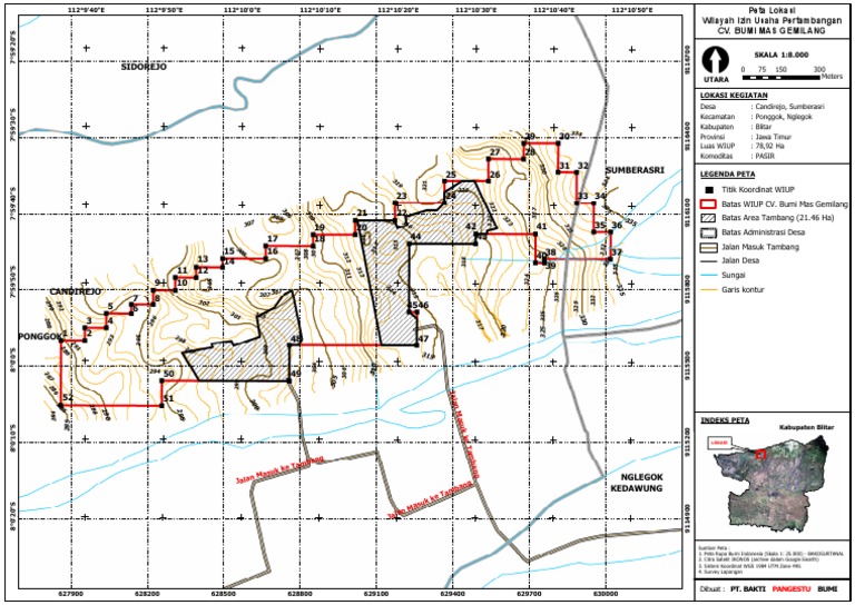 Peta Lokasi WIUP OP001 | PDF