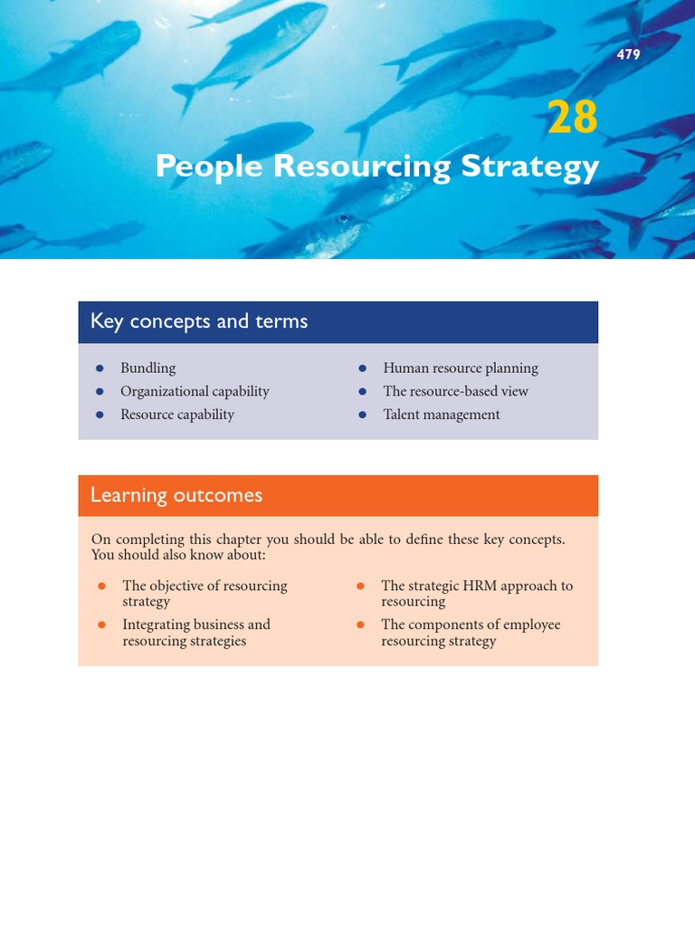 28 - People Resourcing Strategy | PDF | Strategic Management | Recruitment
