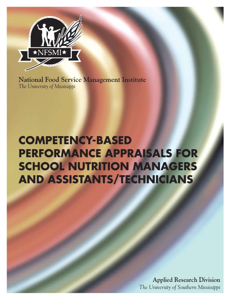 A Resource for Implementing Competency-Based Performance Appraisals for School Nutrition ...