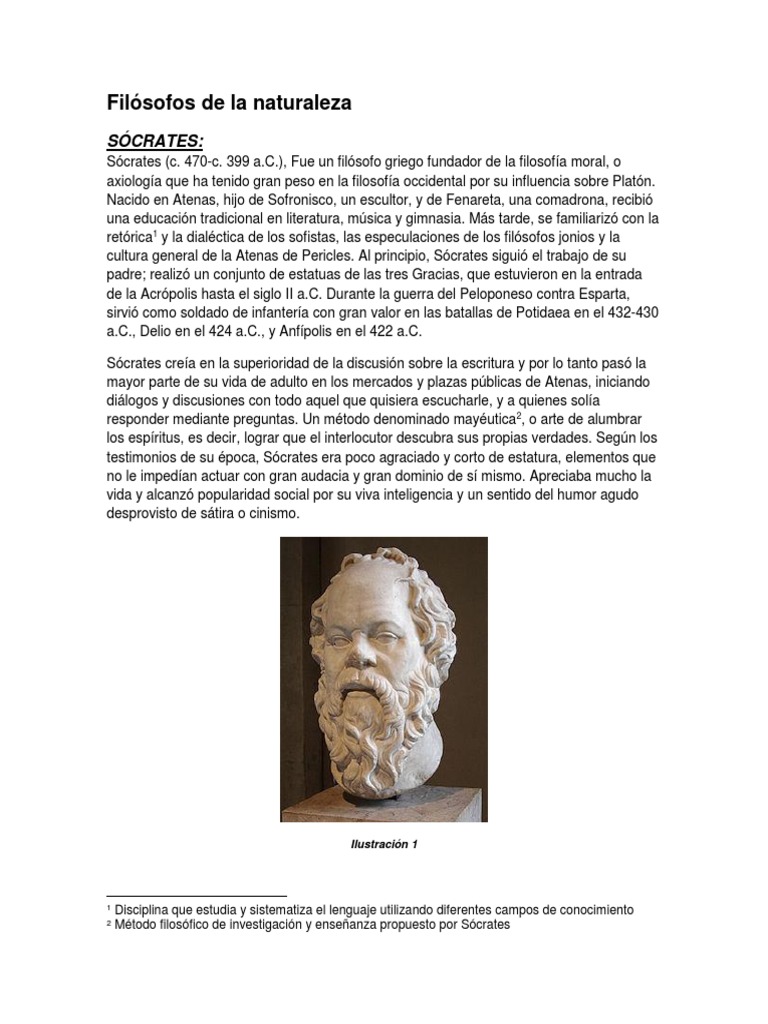 Retrato de dos de los primeros filósofos griegos: Sócrates y Tales de ...