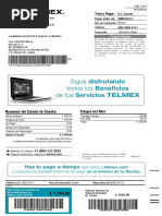 Recibo Telmex | PDF