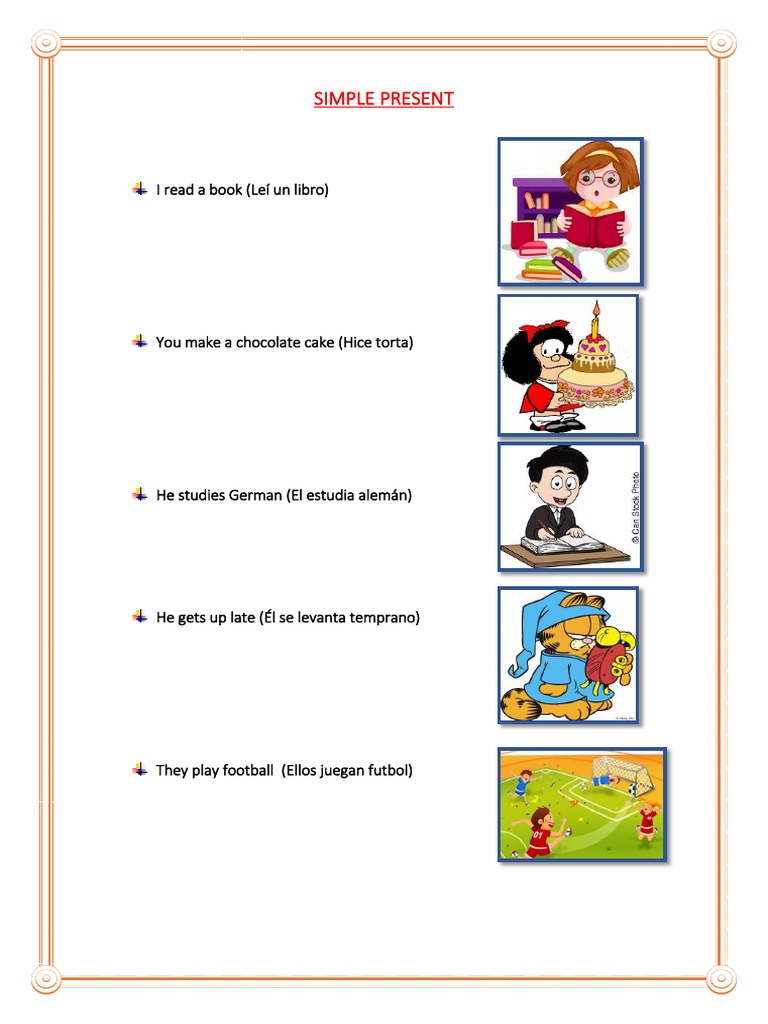 Simple Presente Borja Rodas | PDF | Language Arts & Discipline | Art