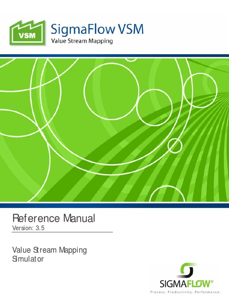 SigmaFlow VSM Reference Manual | PDF | Simulation | Microsoft Excel