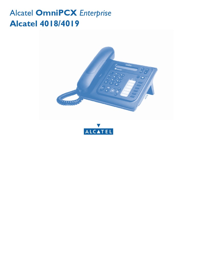 Alcatel 4018 | PDF