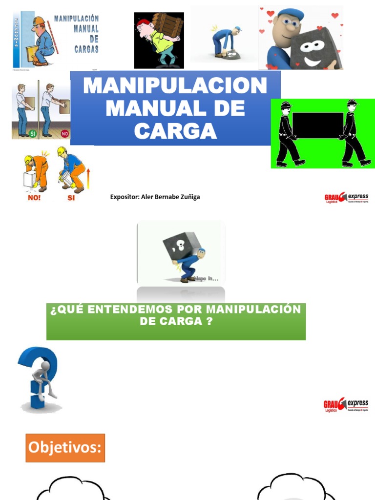 Manual De Manipulación De Carga Pdf Factores Humanos Y Ergonomía