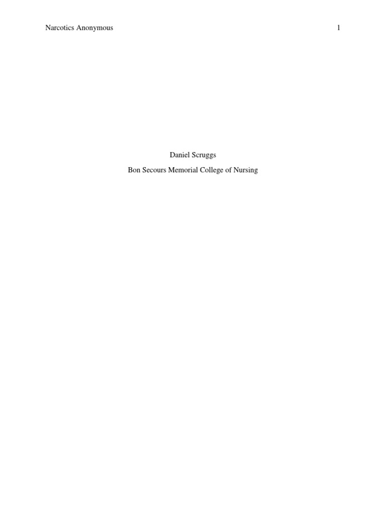 Narcotics Anonymous Meeting 3 | PDF | Substance Dependence | Twelve ...