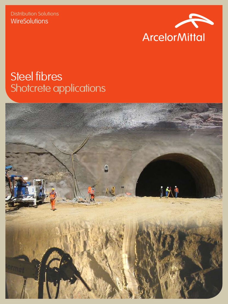 Steel Fibres: Shotcrete Applications | PDF | Reinforced Concrete | Steel