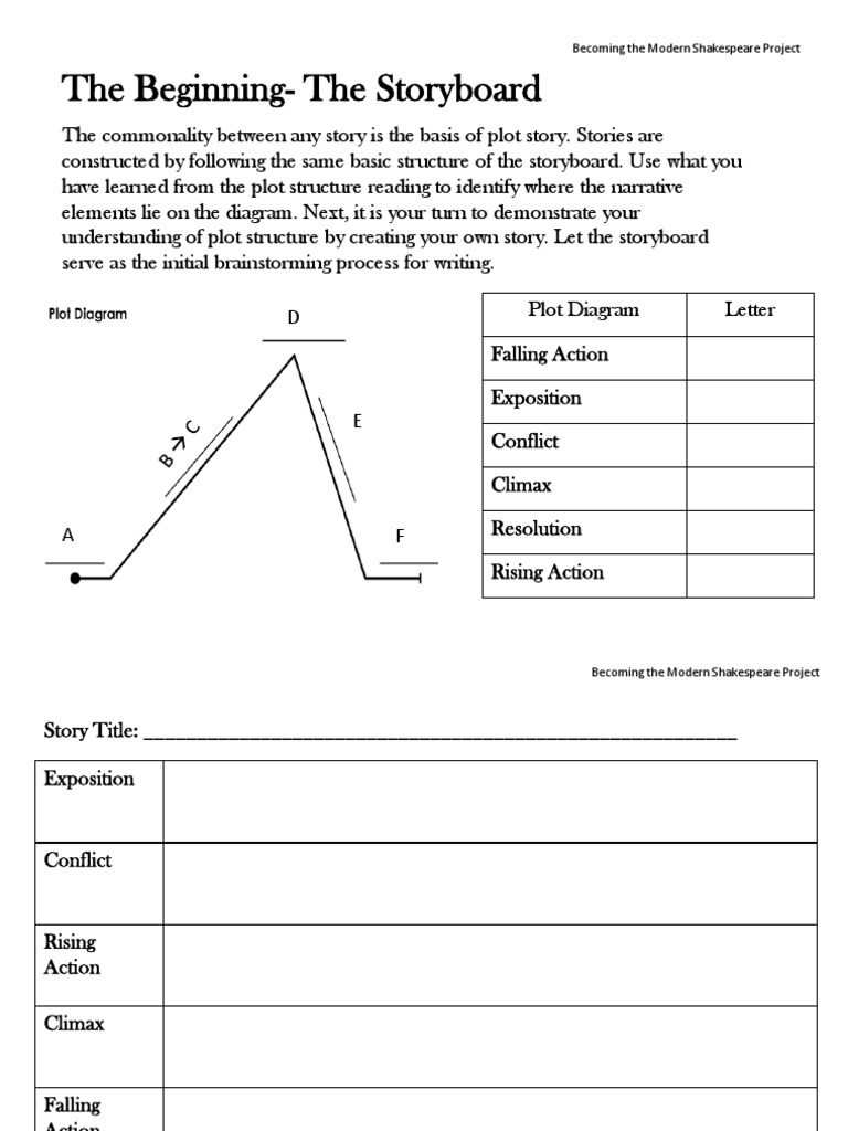Storyboard Assignment | PDF