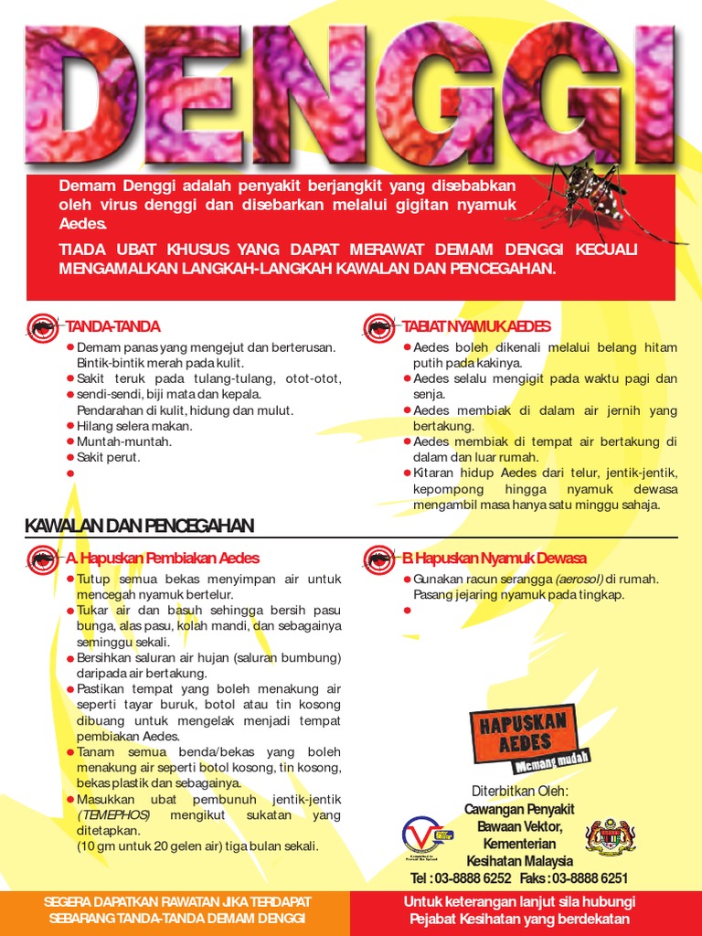 02 - Poster Fakta Denggi - BM - 01 PDF | PDF