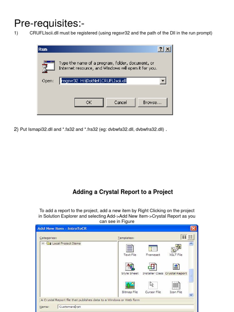 Presentation Crystal Report | PDF | Microsoft Access | Areas Of ...