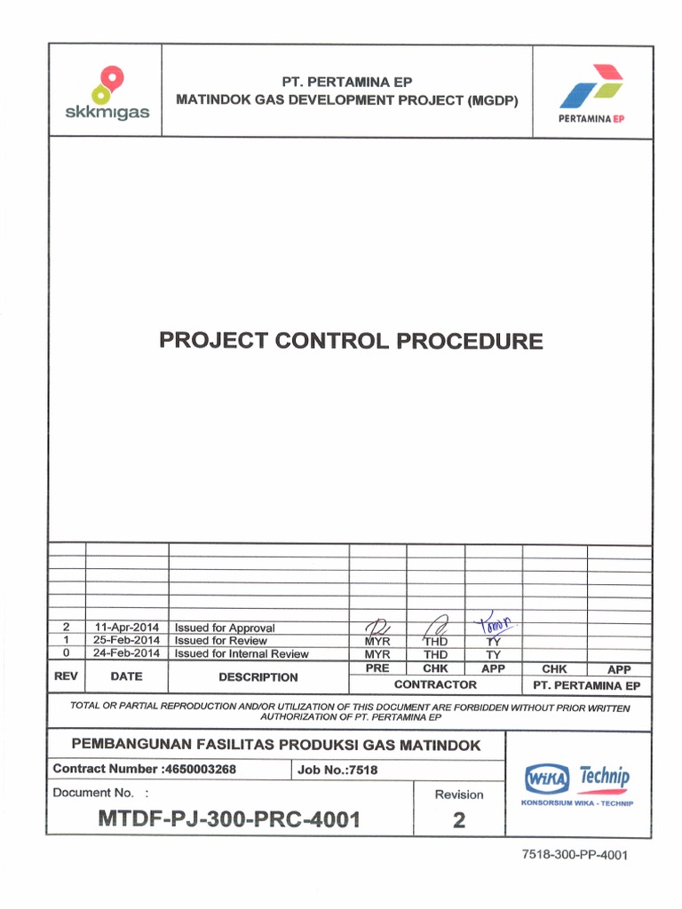 Project Control Procedure | PDF | Procurement | Construction Management