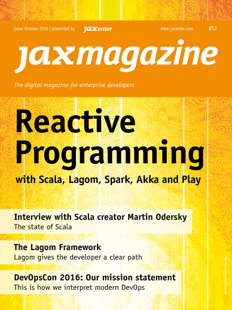 Reactive Programming With Scaal, Lagom, Spark, Akka, Play | PDF | Scala (Programming Language ...
