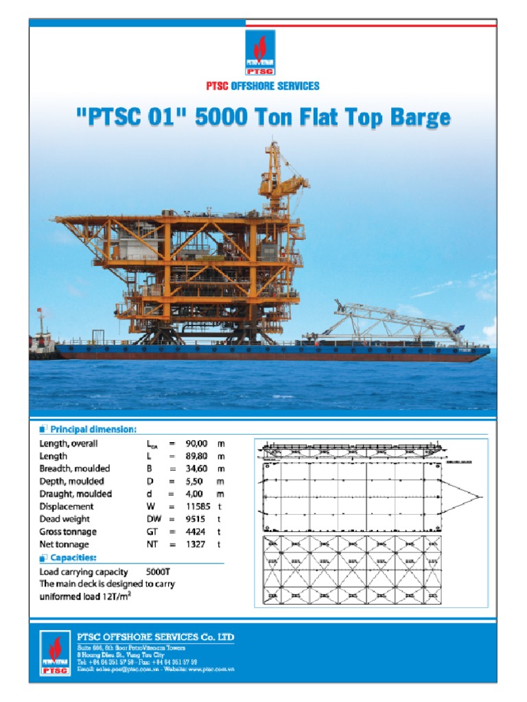 Spec PTSC 01 Cargo Barge | PDF