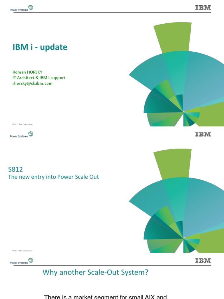 IBM Corporation Power S812 | PDF | Cloud Computing | Hard Disk Drive