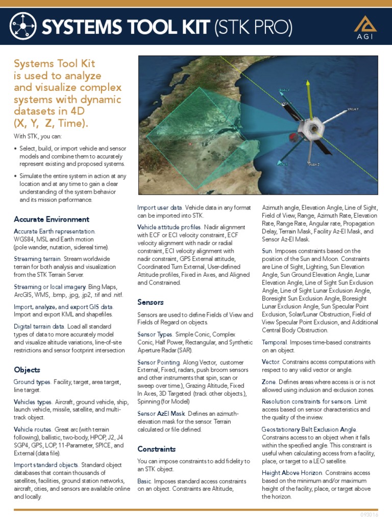 STK Product Specsheet PDF | PDF | 3 D Computer Graphics | Computing And ...