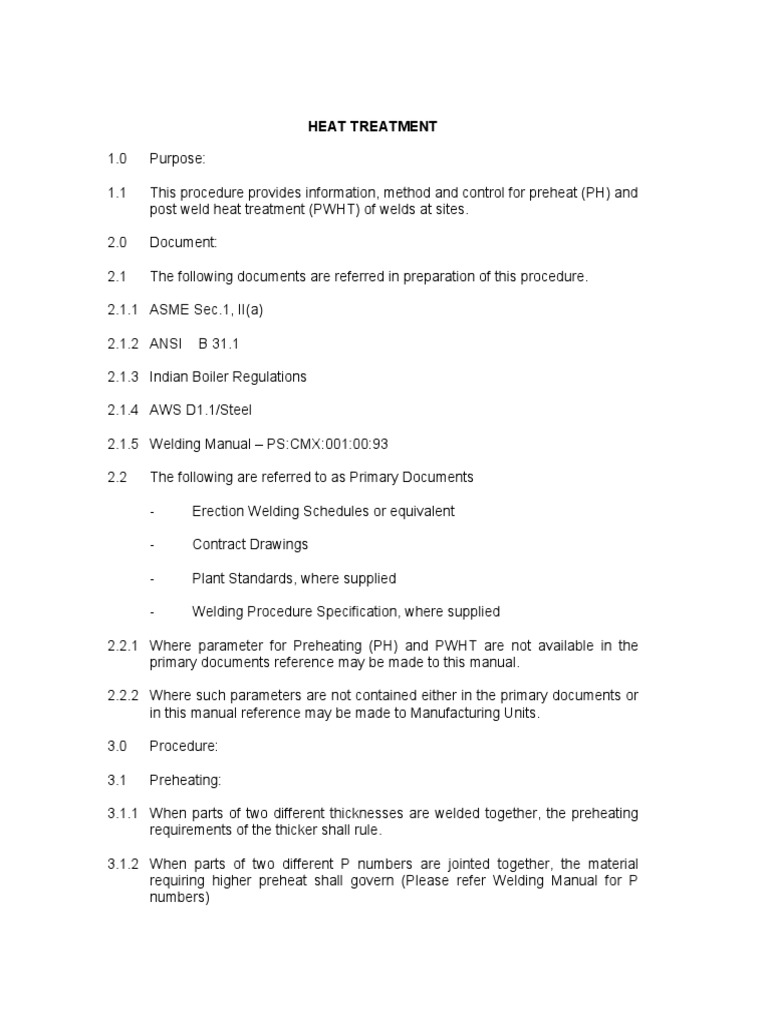 Heat Treatment Procedures for Welding | PDF | Thermocouple | Welding