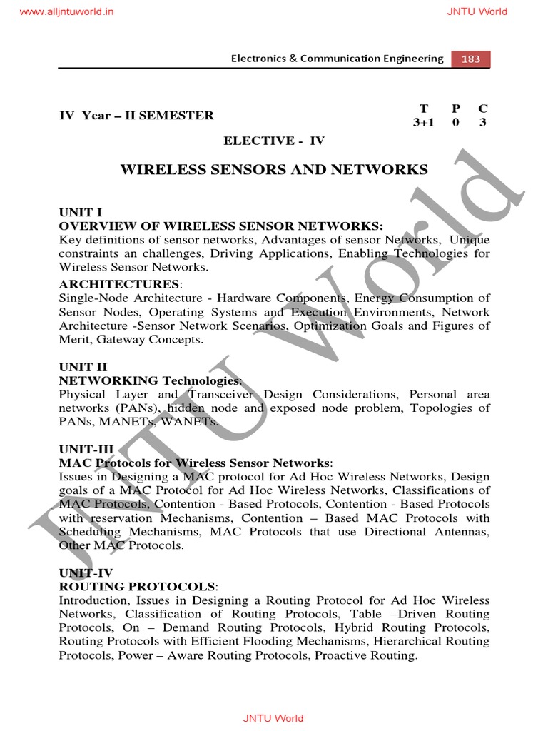 Syllabus & Previous Papers | PDF | Cellular Network | Wireless Ad Hoc ...