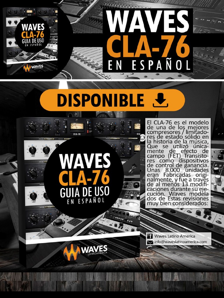 CLA-76 Guia de Uso | PDF | Decibel | Unidad Central de procesamiento