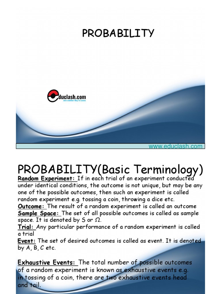 All 1 | PDF | Randomness | Experiment