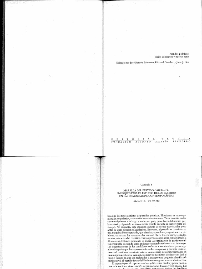 Wolinetz - Los Partidos | PDF