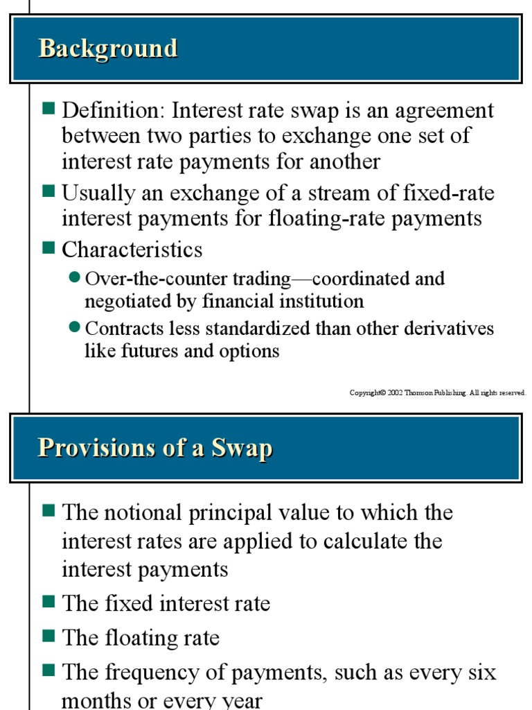 Swap | PDF | Swap (Finance) | Interest Rate Swap