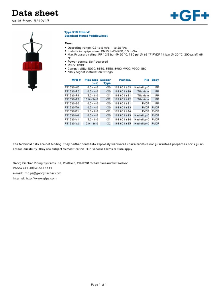 Data Sheet | PDF | Mechanical Engineering | Nature