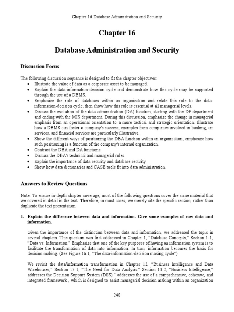 IM Ch16 Database Administration Ed12 | PDF | Databases | Oracle Database