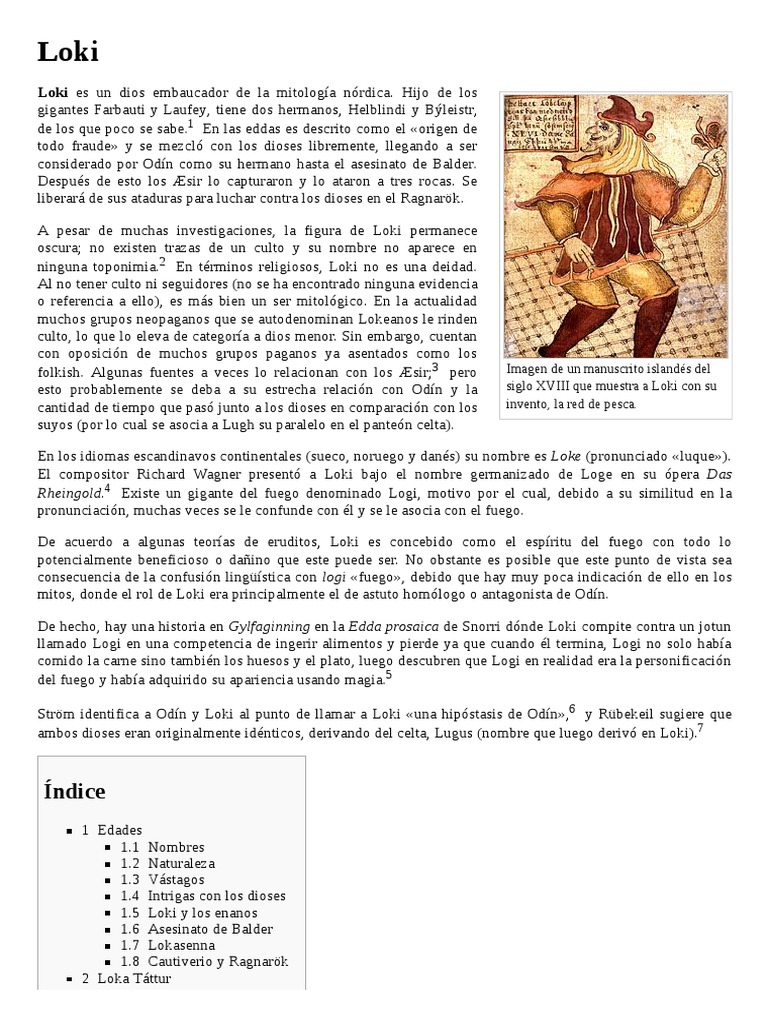 Loki | PDF | Loki | Odin