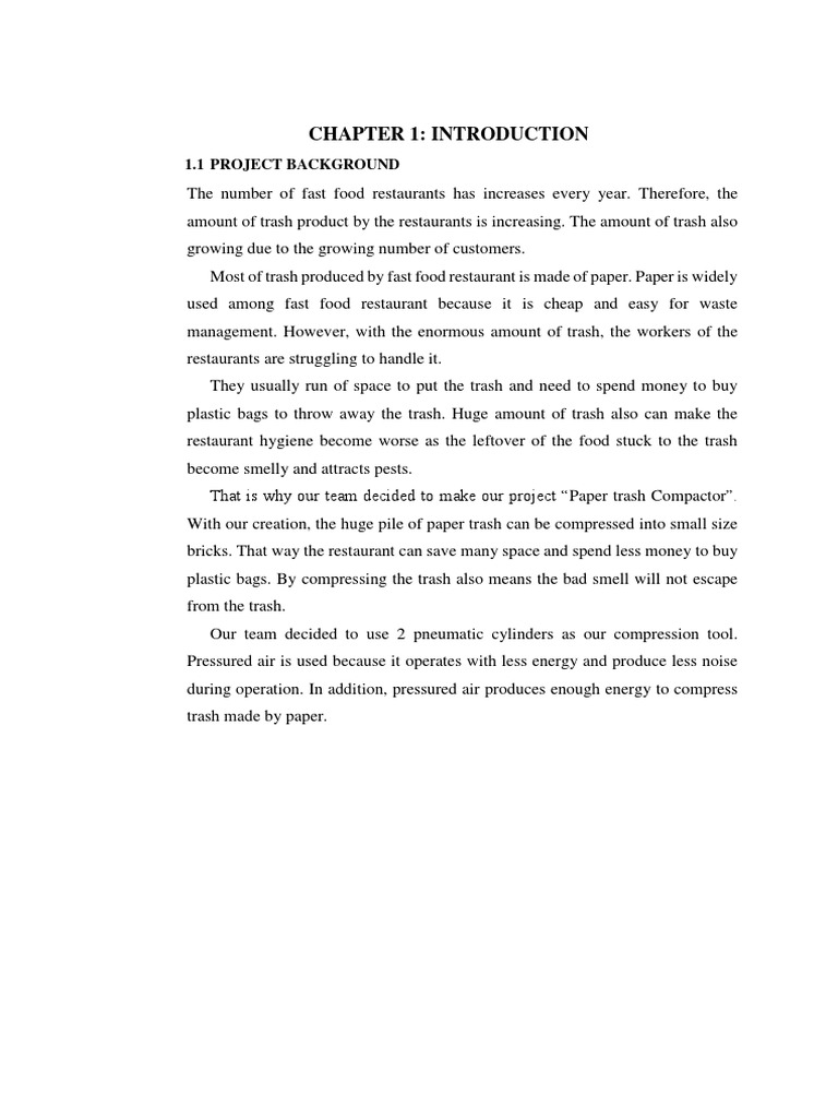 Final Year Project Trash Compactor | PDF | Programmable Logic ...