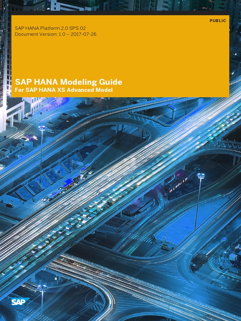 Sap Hana Modeling Guide For Sap Hana Xs Advanced Model En Pdf Table Database Databases