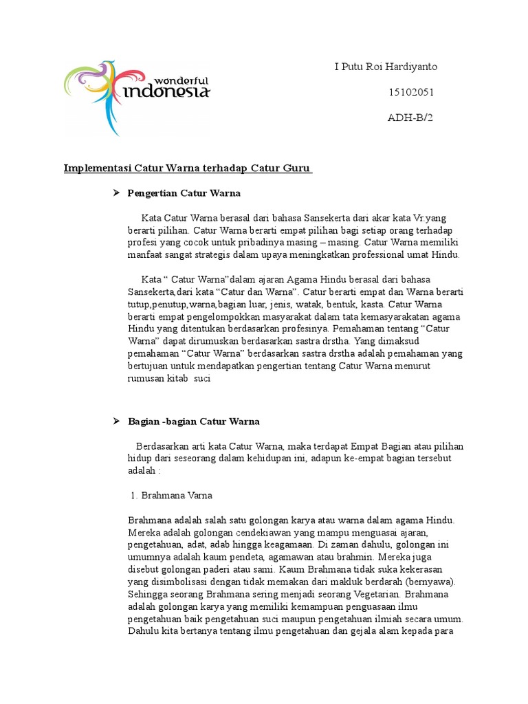 Implementasi Catur Warna Terhadap Catur Guru | PDF