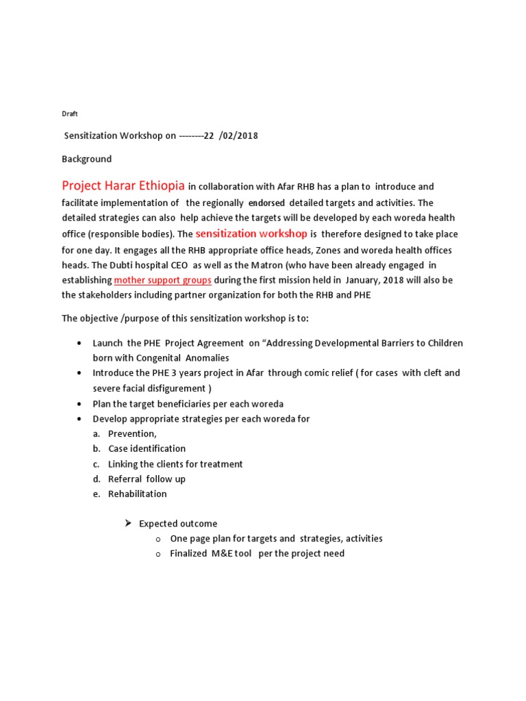 Sensitization Workshop On | PDF | Business