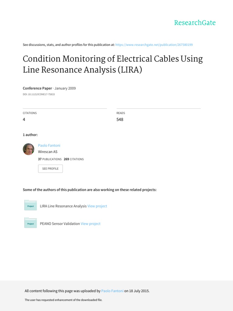 Jicable2015 Lira | PDF | Electrical Impedance | Coaxial Cable