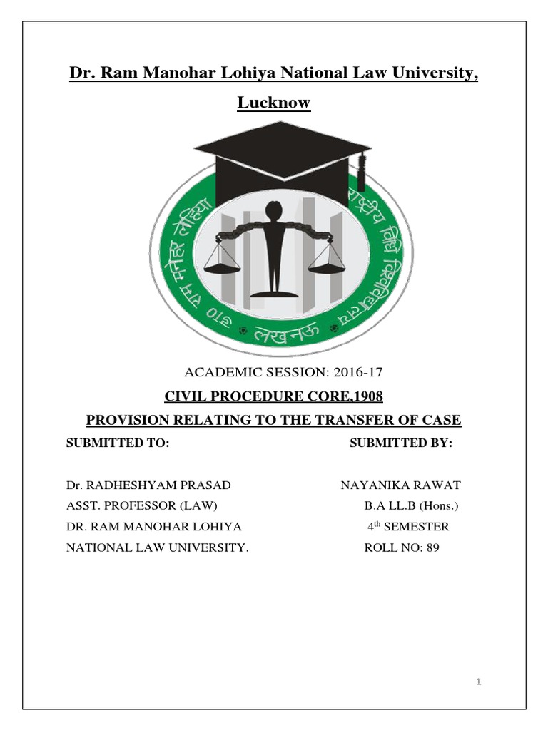 CPC Project | PDF | Lawsuit | Supreme Courts