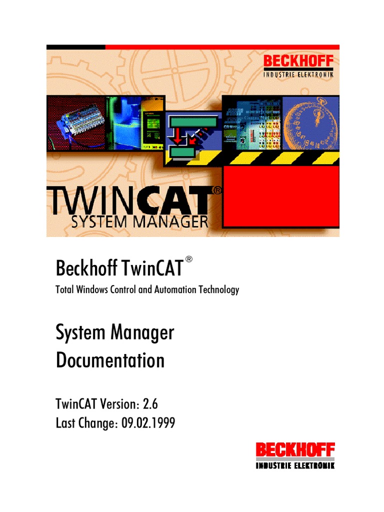 TwinCAT System Manager Manual | Input/Output | Menu (Computing)
