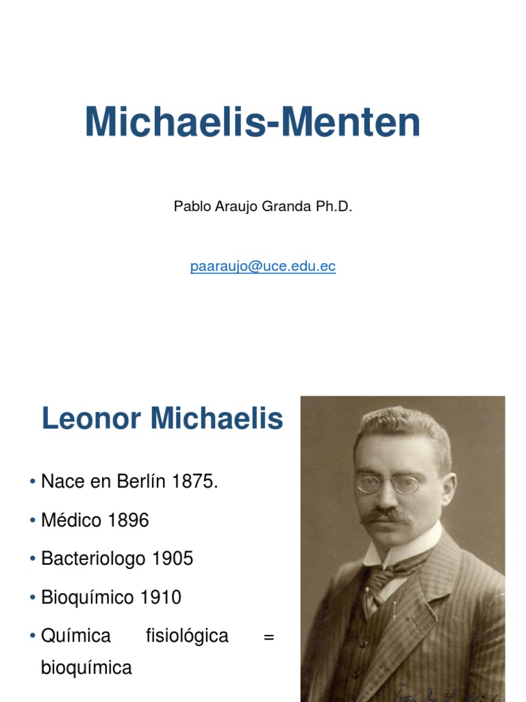 Introducción A Michaelis-Menten | PDF | Enzima | Reacciones químicas