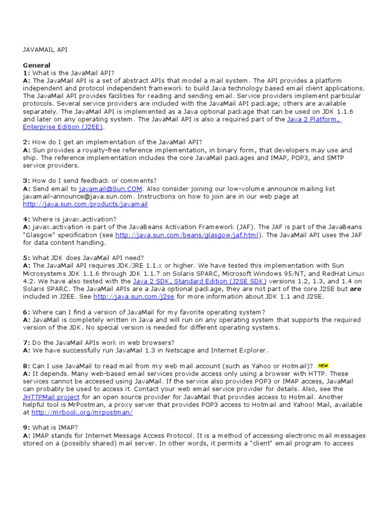 JMapi | PDF | Proxy Server | Application Programming Interface