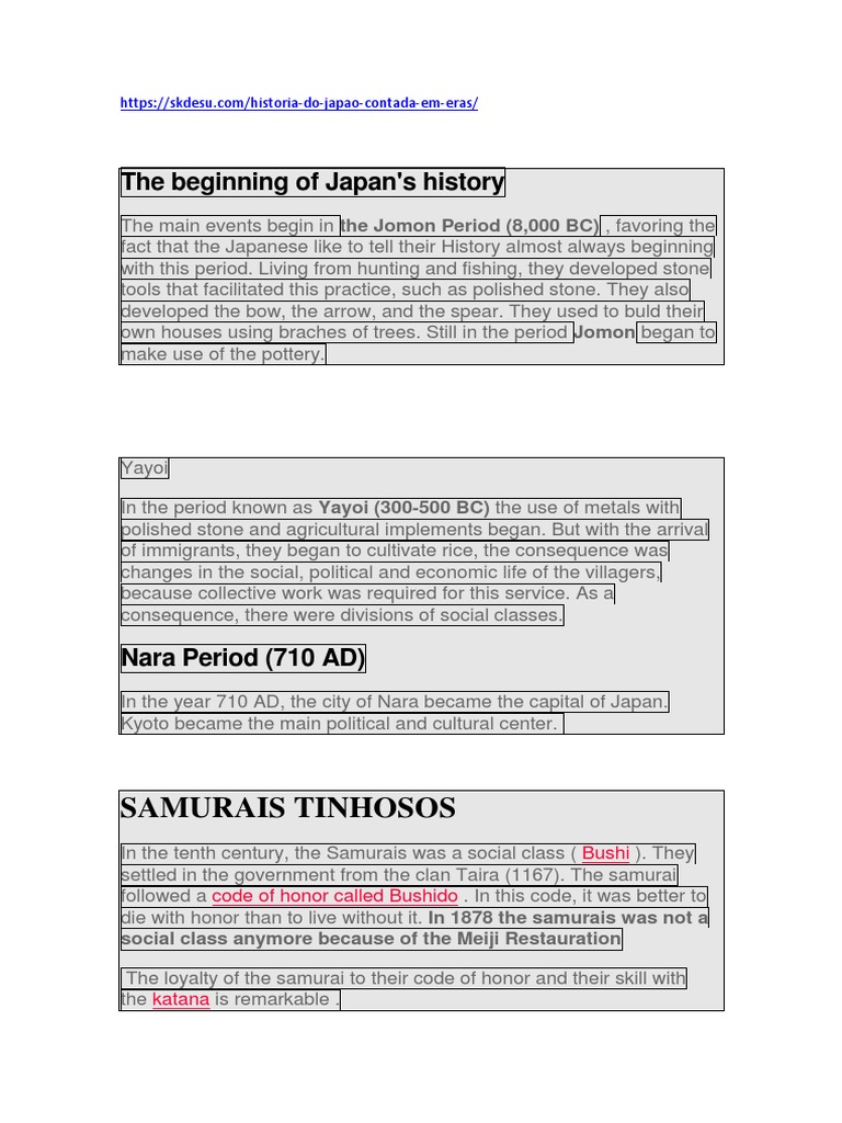 The History of Japan Told Through Its Eras: From Early Settlement and ...