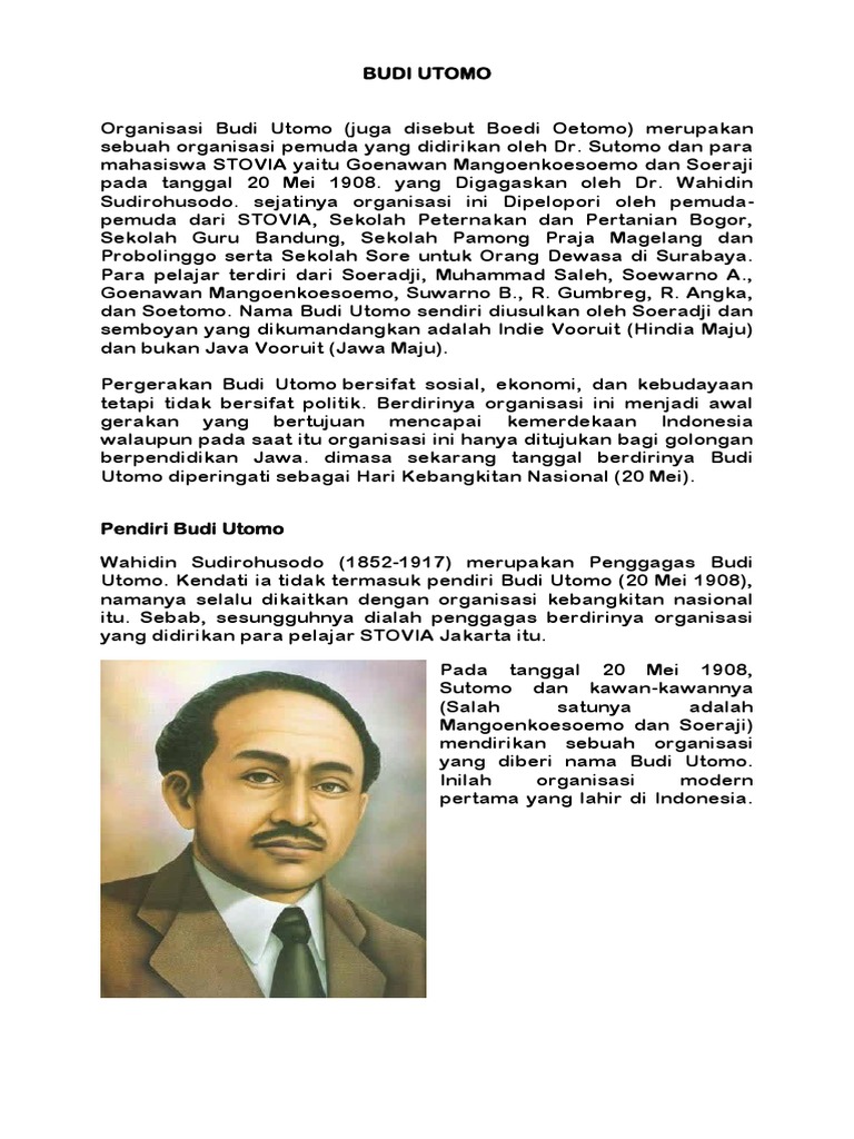 Budi Utomo | PDF