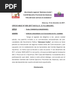 Carta de Solicitud para Charla Mitivacional | PDF