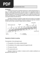 Solid Liquid Extraction | PDF