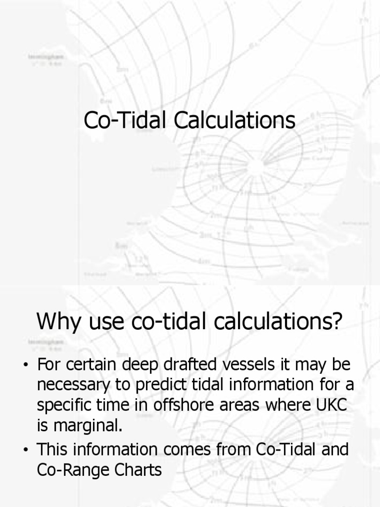 Co Tidal Charts | PDF | Tide | Nature