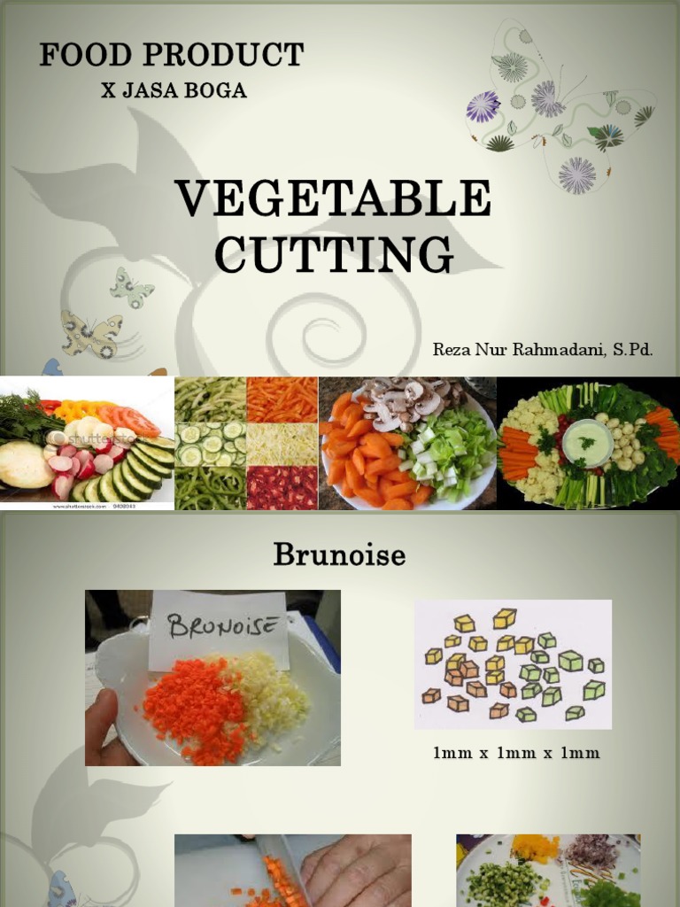 Vegetable Cutting Pdf
