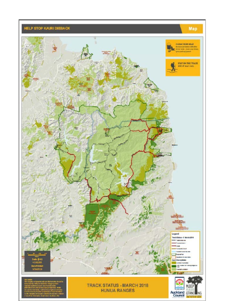 The Recommended Track Closures in The Hunua Ranges | PDF