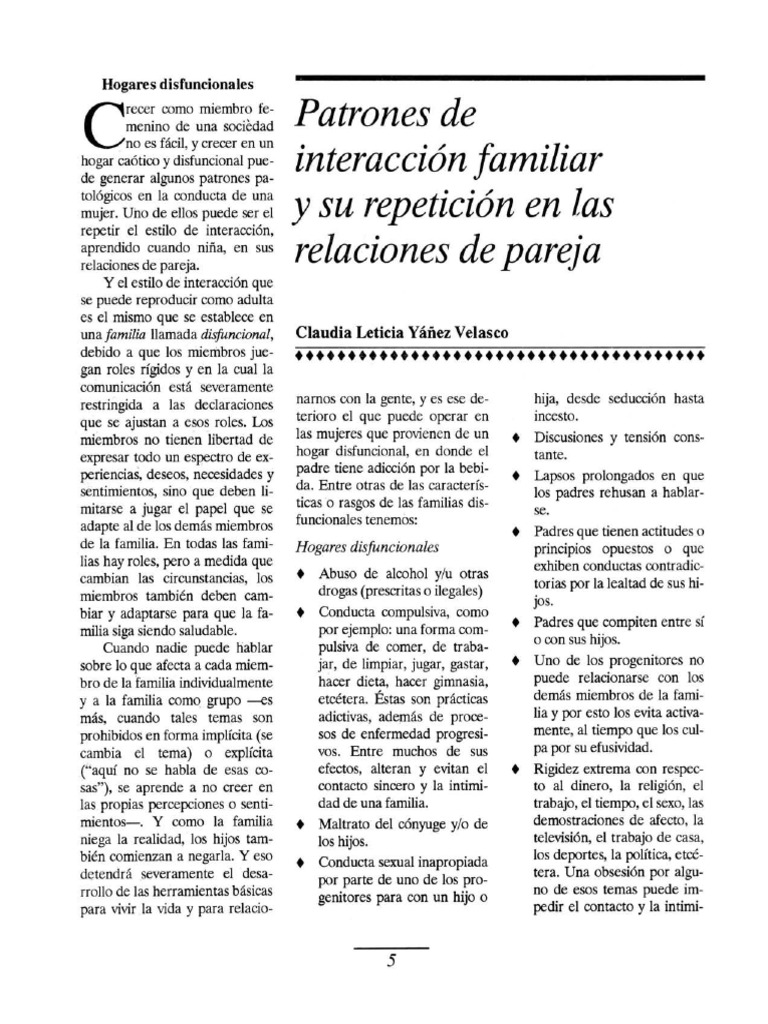 Patrones Familiares PDF | PDF