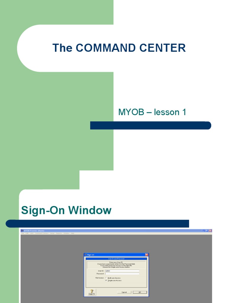 The Command Center-Lesson 1 | PDF | Receipt | Financial Transaction