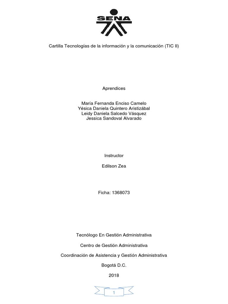 Cartilla Tics 2 | PDF | Fórmula | Microsoft Excel